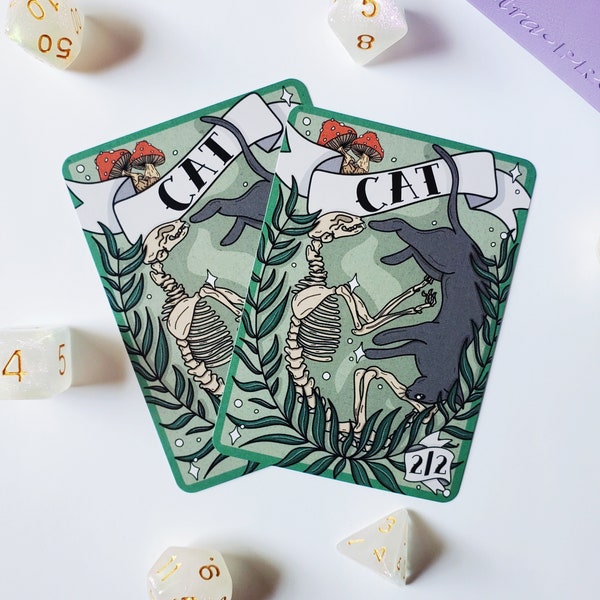 2 Decks of Cat Cards - Etsy