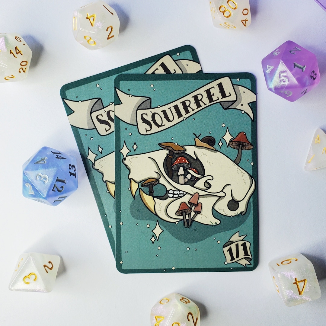 Squirrel Token Set of TWO Magic the Gathering 1/1 Squirrel Card ...