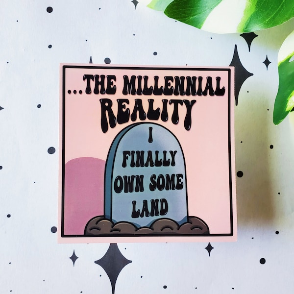 Millennial Sticker - Etsy