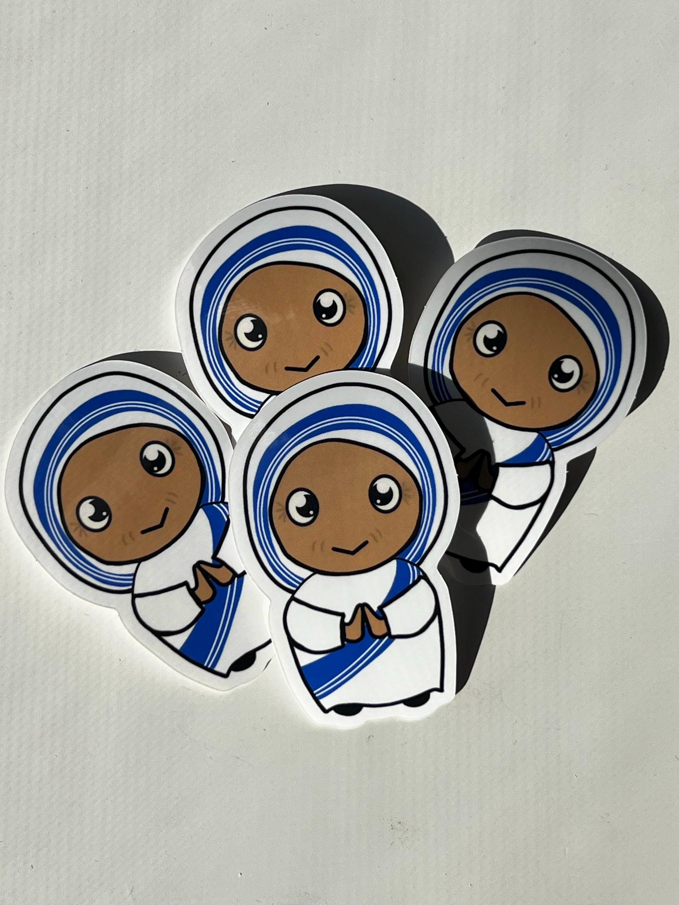 Catholic Sticker, Catholic Chibi Sticker, Mother Teresa of Calcutta ...