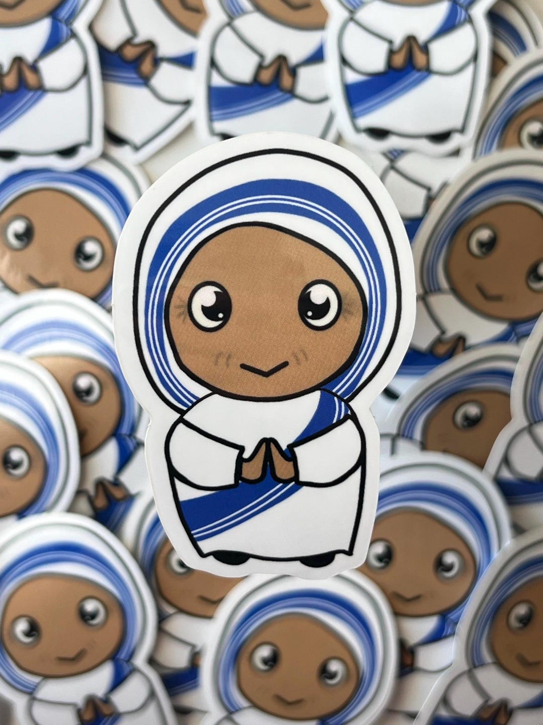 Catholic Sticker, Catholic Chibi Sticker, Mother Teresa of Calcutta ...