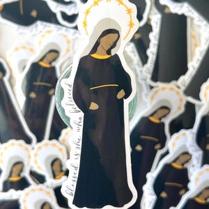 Catholic Sticker, Mary Sticker, Mother Mary Sticker, Mama Mary Sticker ...
