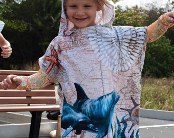 Dolphin Poncho - Etsy