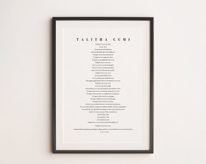 Talitha Cumi Digital Art Print - Etsy