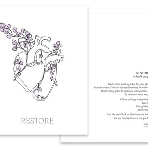 RESTORE: a Heart Prayer - Etsy