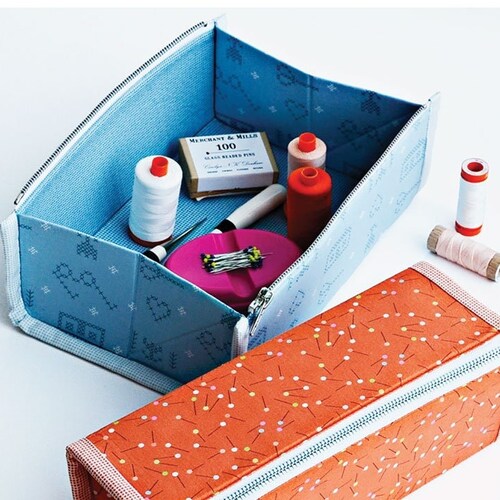 Zip up Tray Pouch Pattern by Aneela Hoey paper Pattern - Etsy