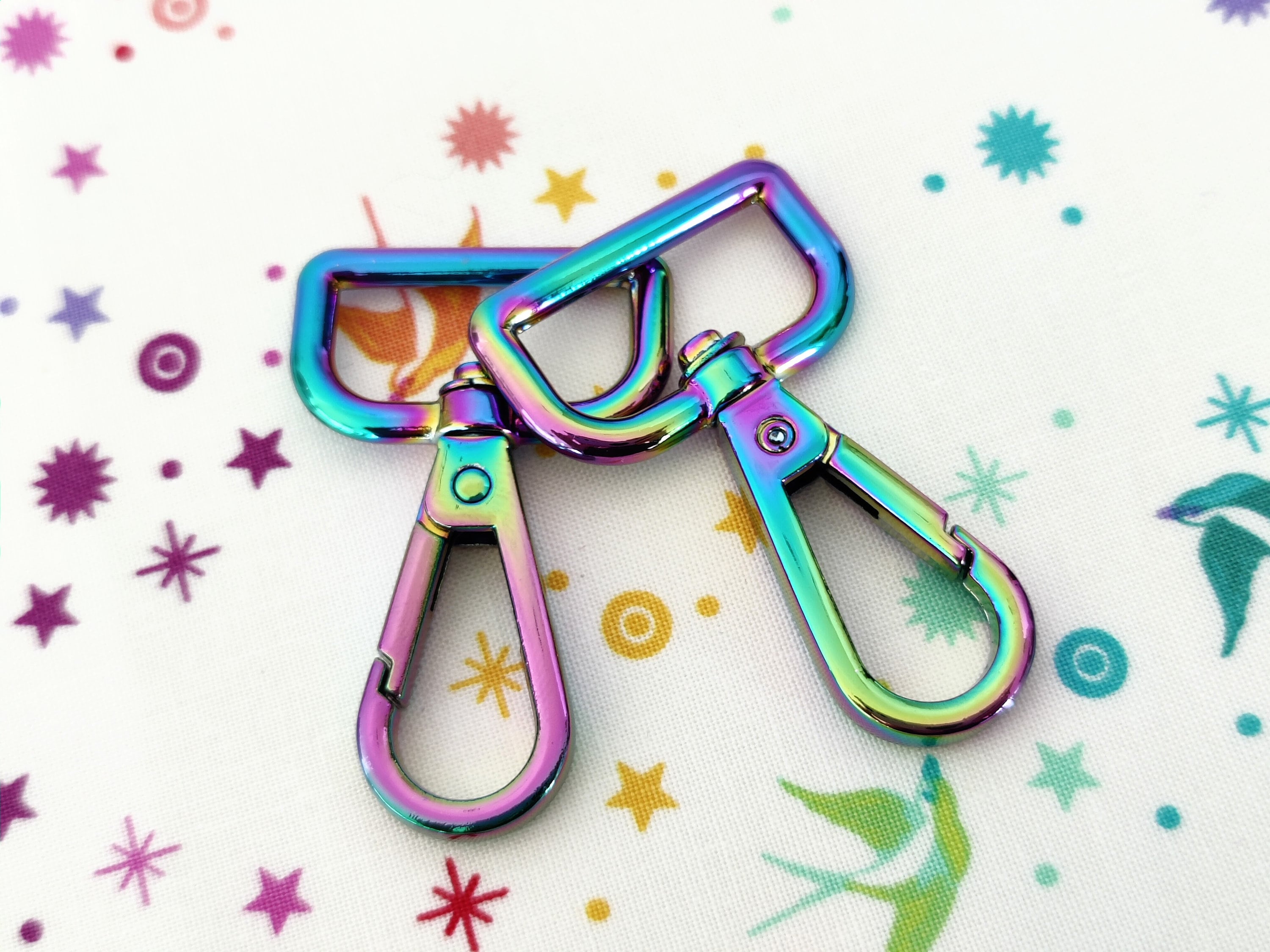 Rainbow Iridescent 1 Hardware Sets for Bags and Crafts - Etsy