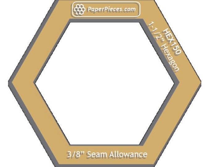 EPP Windowed Template, Choose Your Size - Etsy