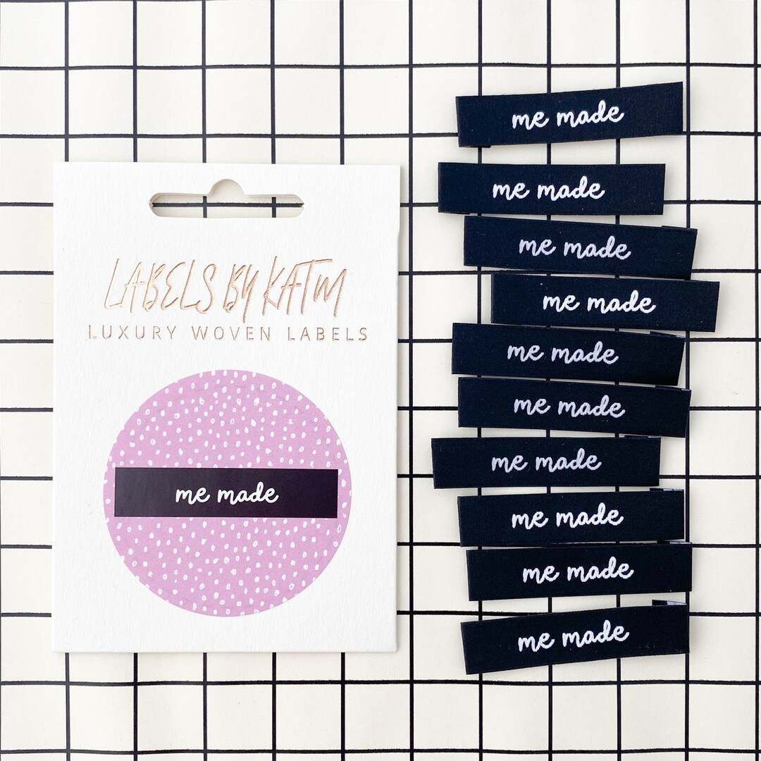 Me Made, Sew-on Woven Labels by KATM, Pack of 10 - Etsy