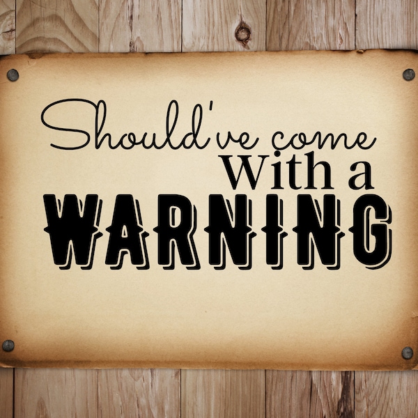 Morgan wallen should've come with a warning svg - Etsy Polska Morgan wallen should've come with a warning svg - Etsy Polska
