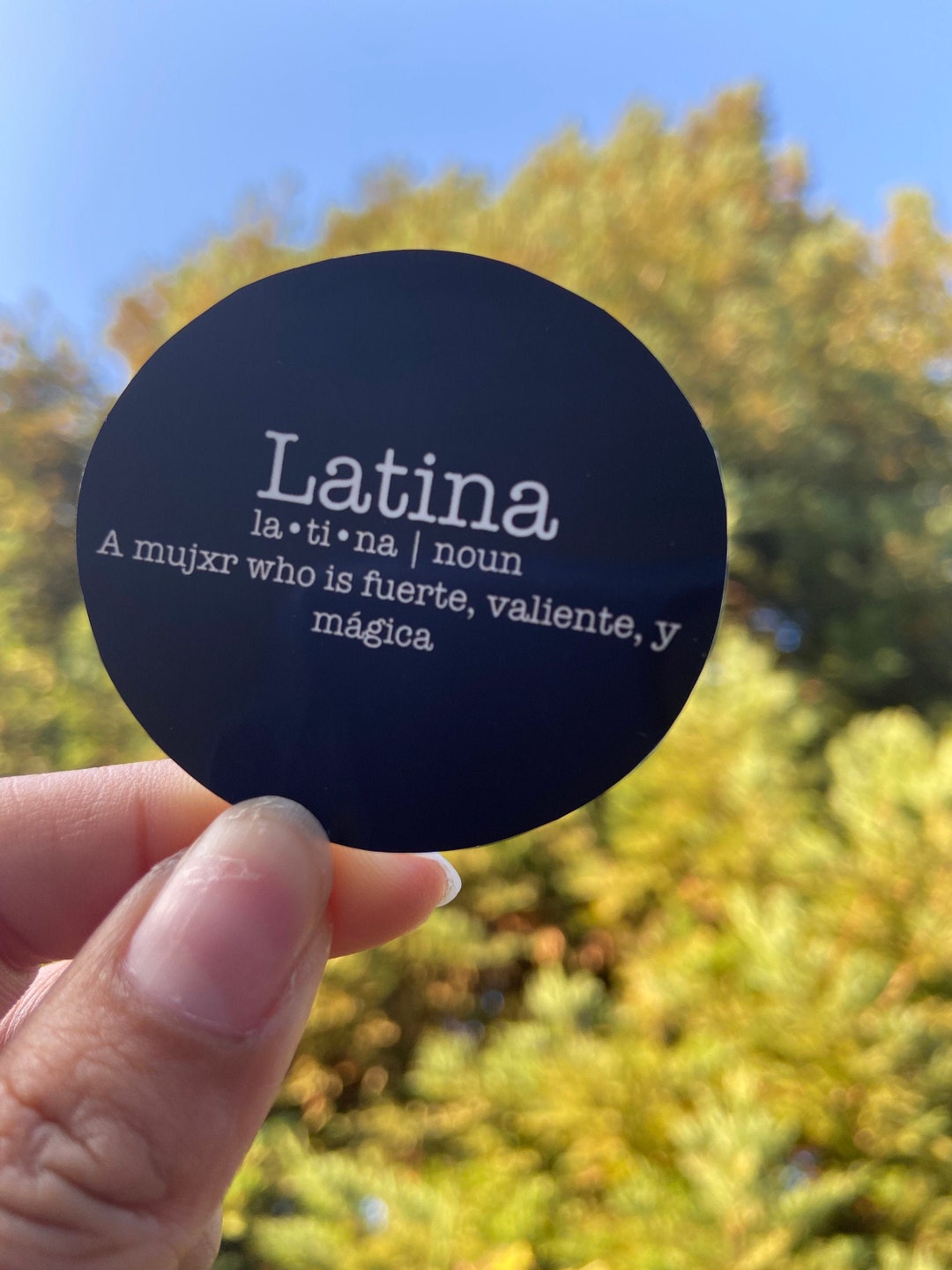 Latina Vinyl Sticker | Latina Definition | Latina | Latina Definition ...