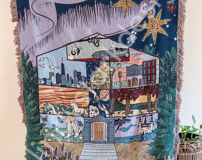 Eras House Blanket | Fan Art Tapestry Blanket Inspired by Music - Etsy