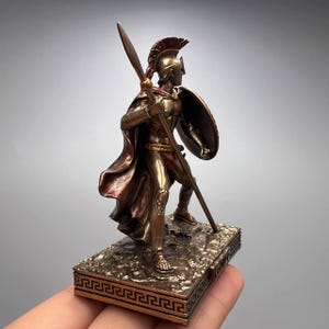 Leonidas of Sparta Statue: Bronze Finish Polystone Warrior, Italian ...