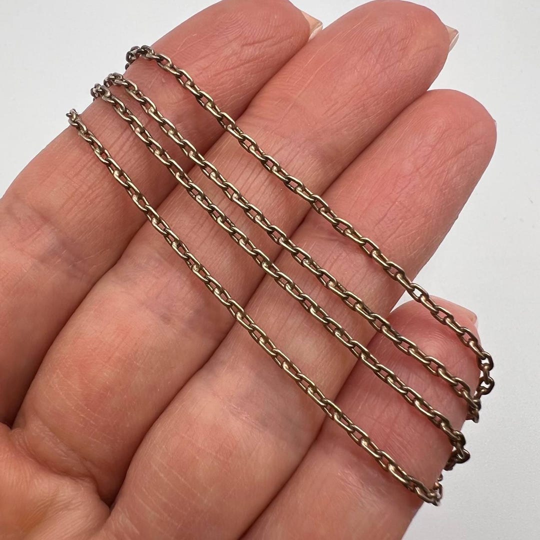 Vintage USSR Silver Necklace/soviet Silver 875 Necklace/retro Gilded ...