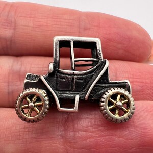 Vintage Silver 800 Miniature Car Figurine • Italian Brougham • Gift 8gr ...