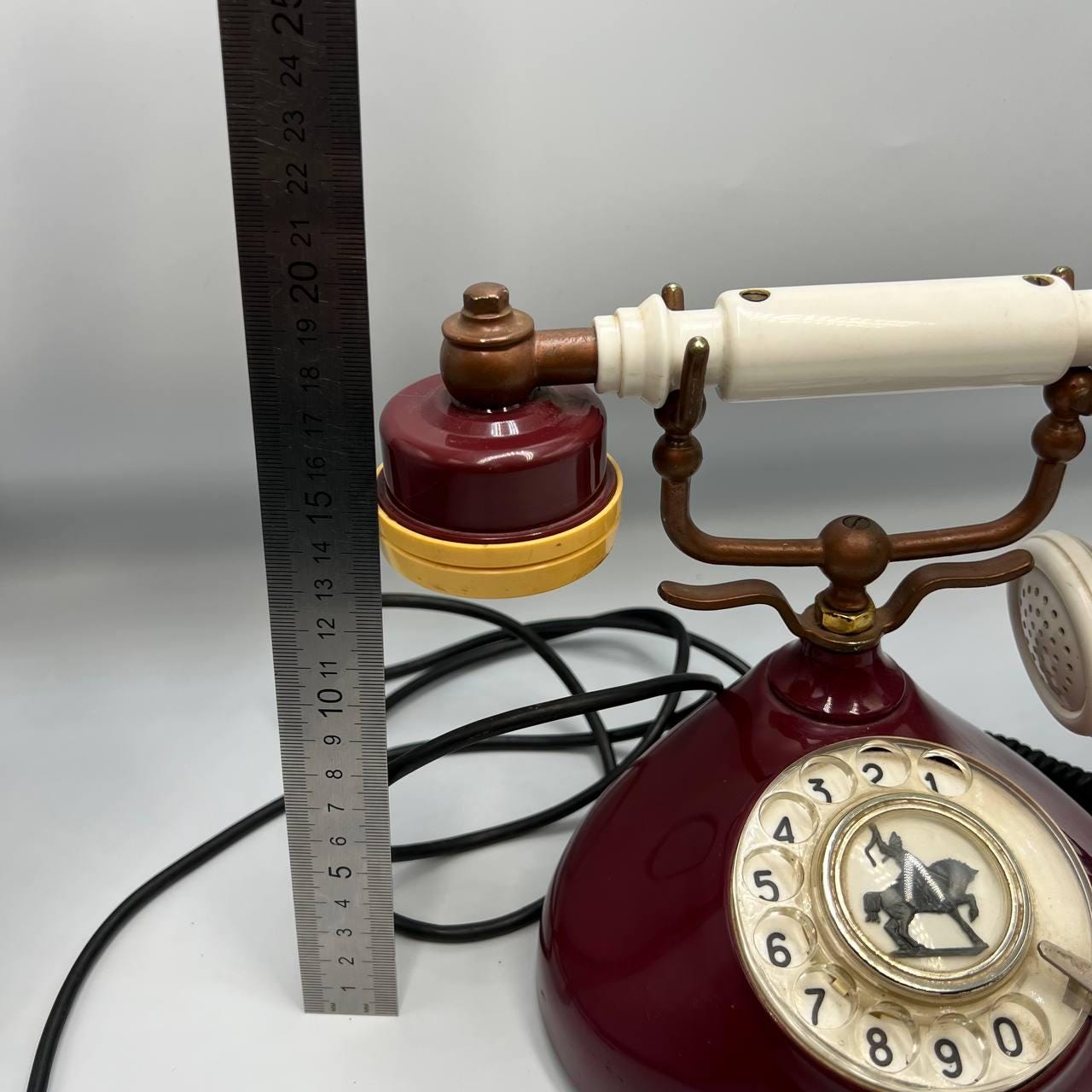 Rare Vintage Old Desk Phone Telephone Rotary Dial Signed Gift - 1970 ...