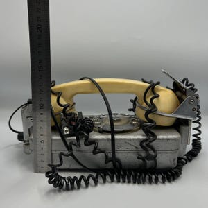 1983 Huge Military Naval Ship Phone Vintage Wall Telephone Glow in Dark ...