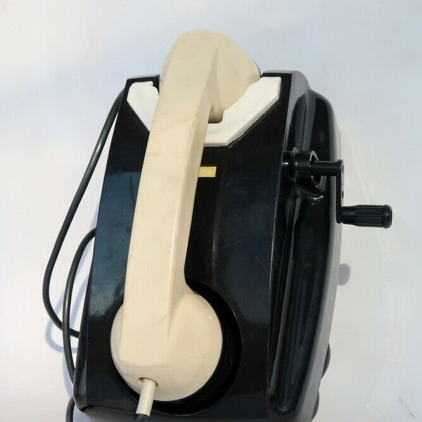 Black Bakelite Phone - Etsy
