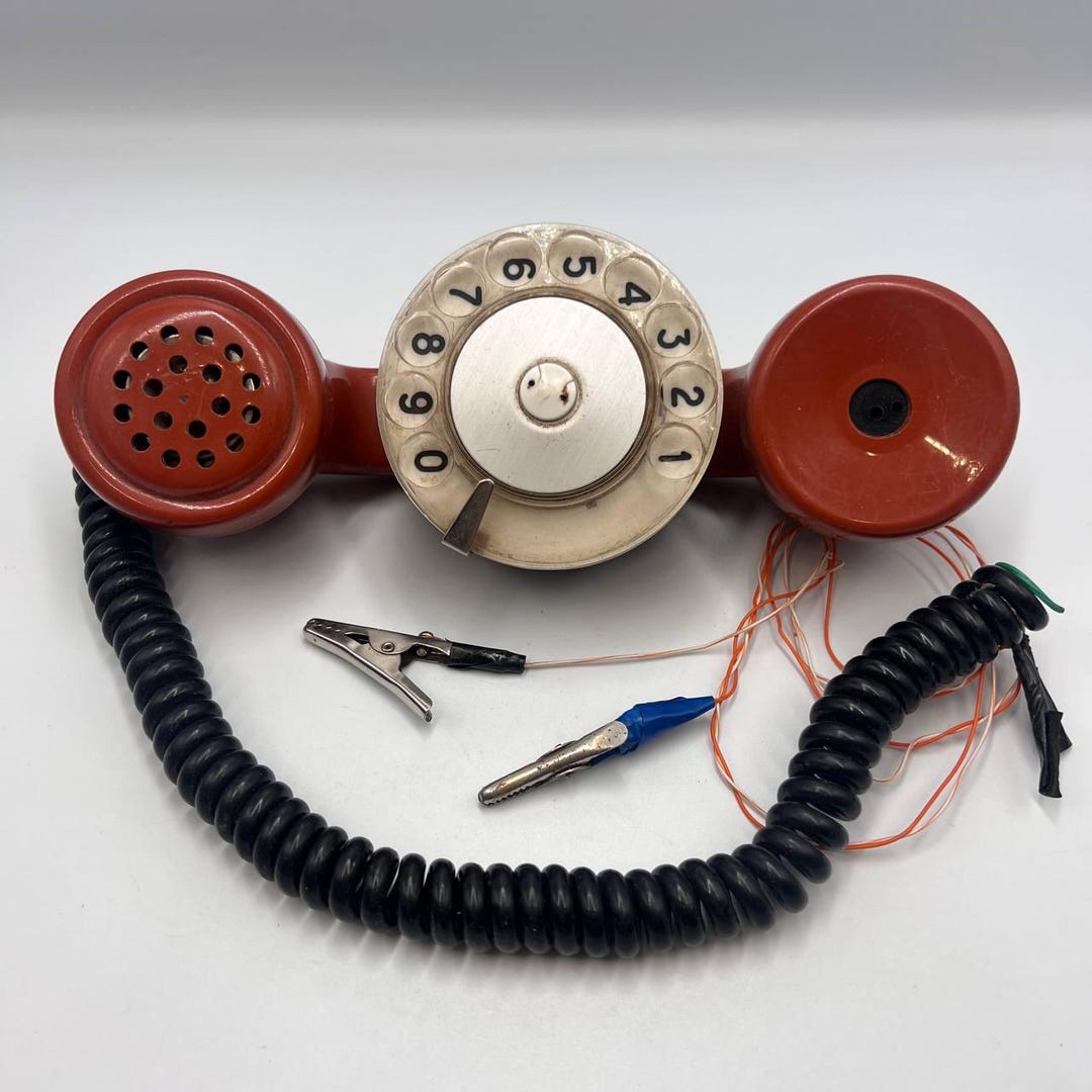 1975 Vintage USSR Retro Wall/desk Rotary Phone Headset Analog Dialer ...