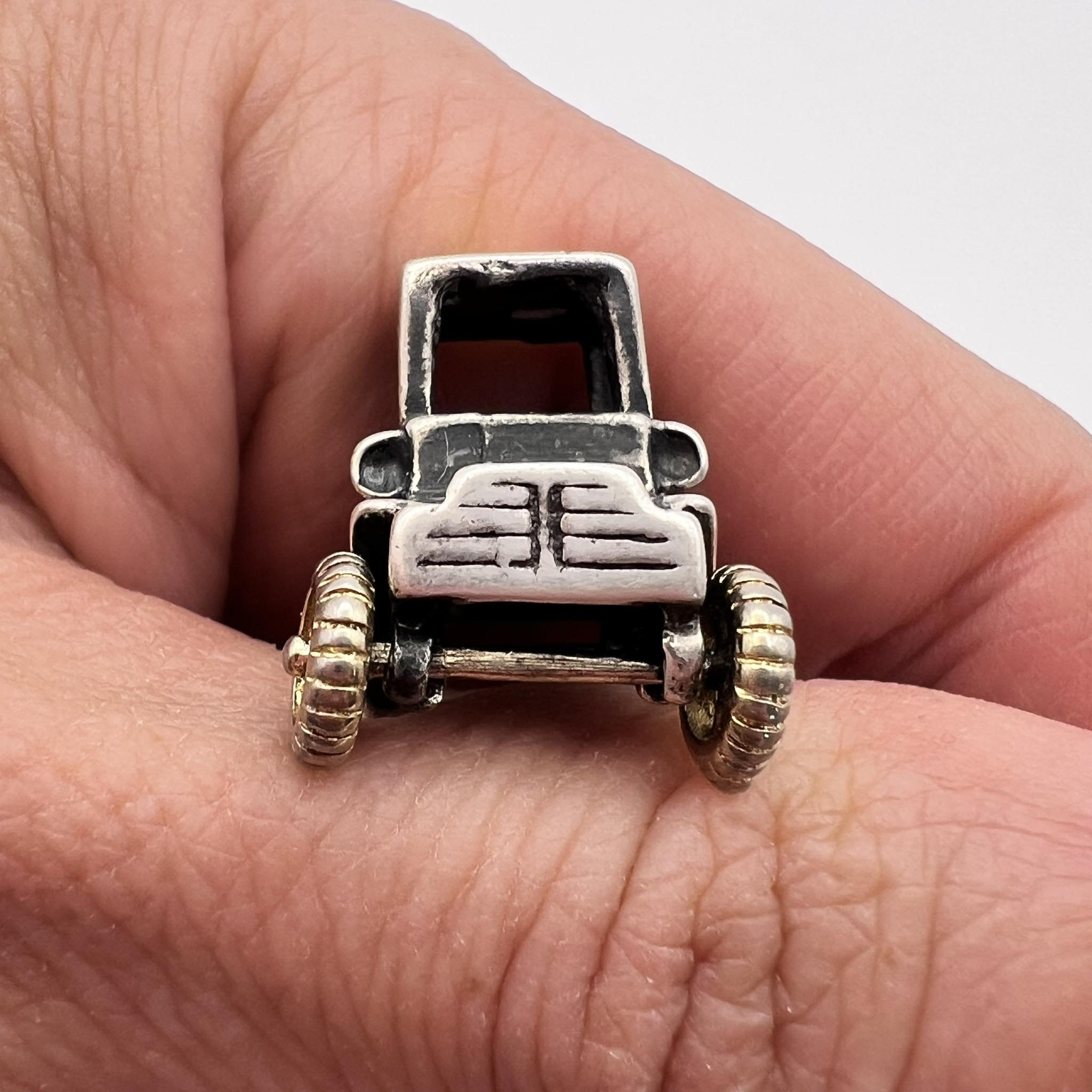 Vintage Silver 800 Miniature Car Figurine • Italian Brougham • Gift 8gr ...