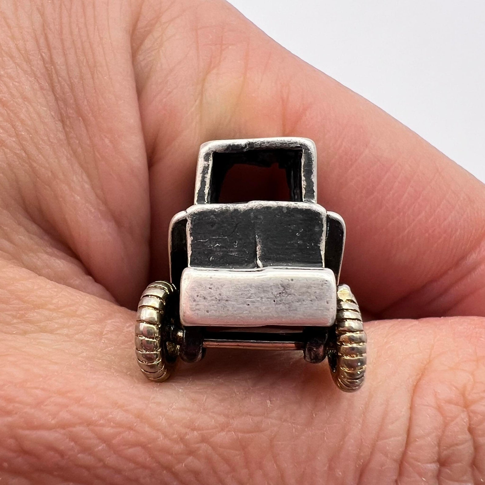 Vintage Silver 800 Miniature Car Figurine • Italian Brougham • Gift 8gr ...