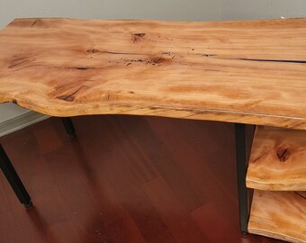 Live Edge Desk Top - Etsy