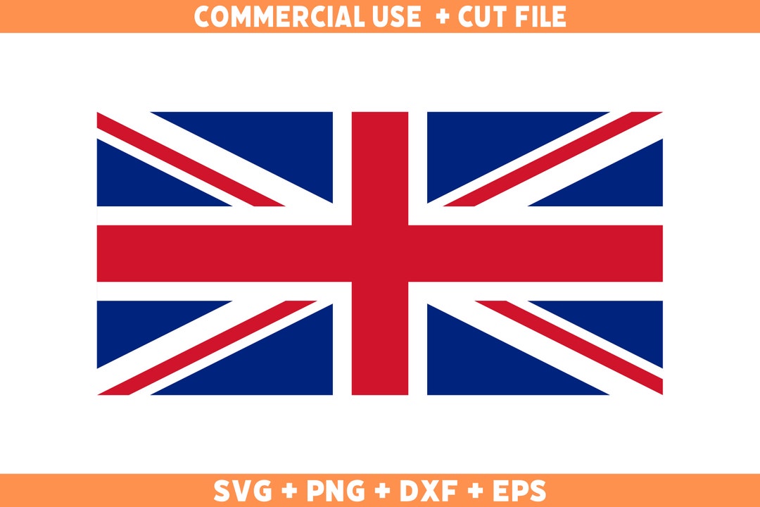 UK Flag SVG, Union Jack SVG, Great Britain Flag Svg Cut File, United ...