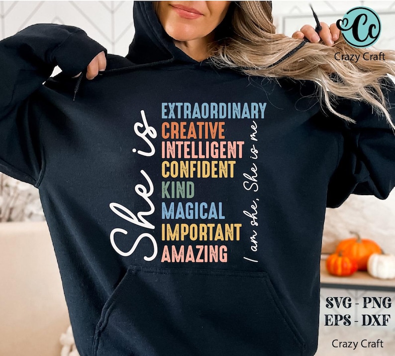 She is Extraordinary SVG, She is Me SVG, Women Empowerment Svg ...