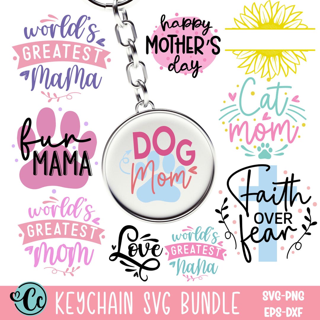 Keychain SVG Bundle, Keychain SVG Quotes, Keychain Pattern Svg, Trendy ...