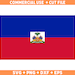 Haiti Flag SVG Original Colors, Haiti Flag Png, Commercial Use for ...