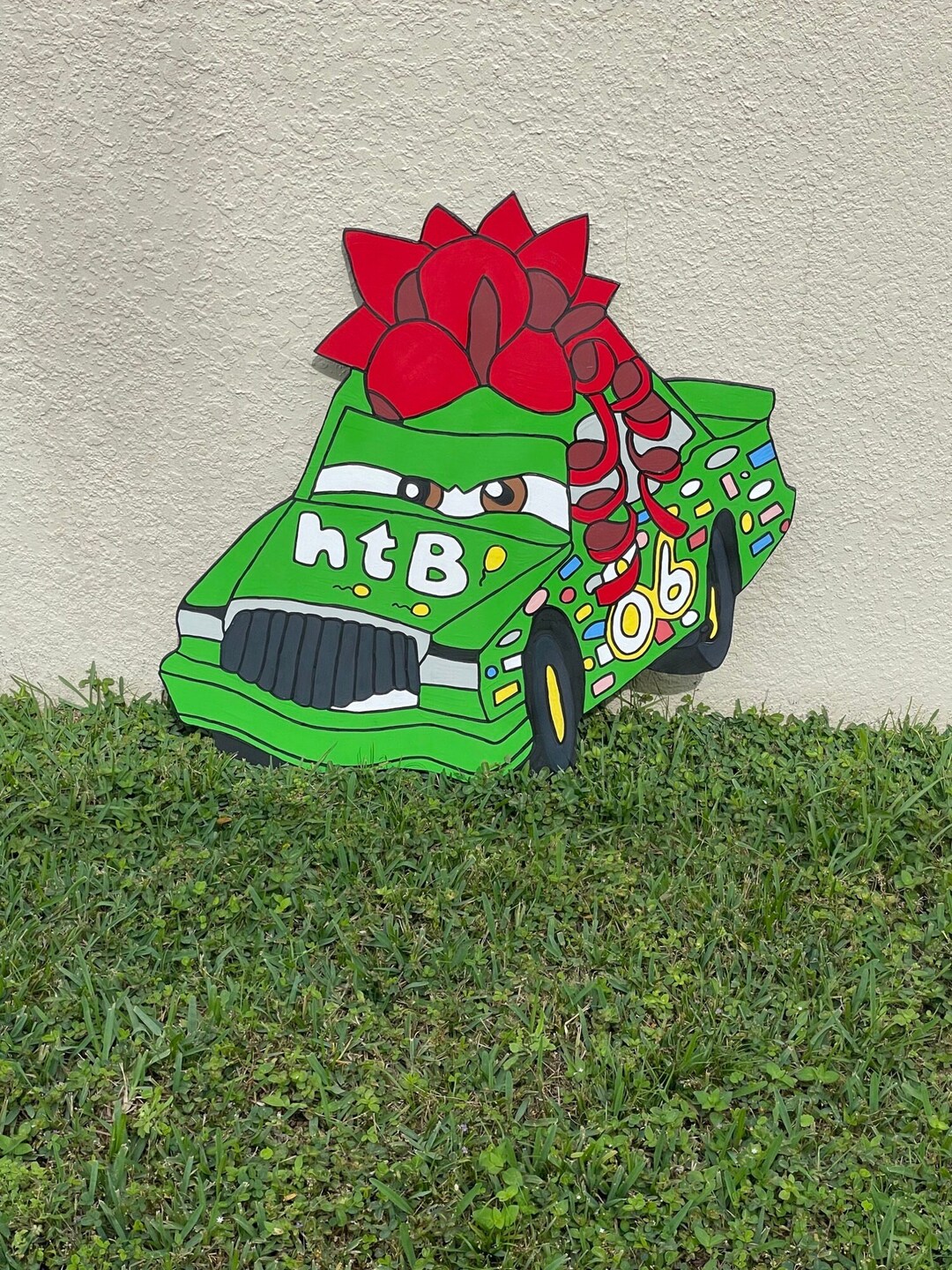 Cars Chick Hicks Yard Sign/yard Sign/yard Art/yard Decor/cars Yard Art ...