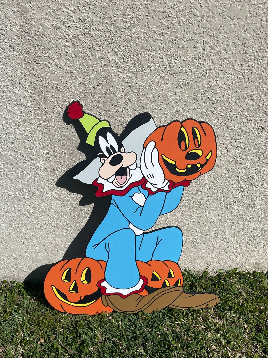 Halloween Goofy Yard Sign/yard Art/yard Decor/halloween Yard - Etsy