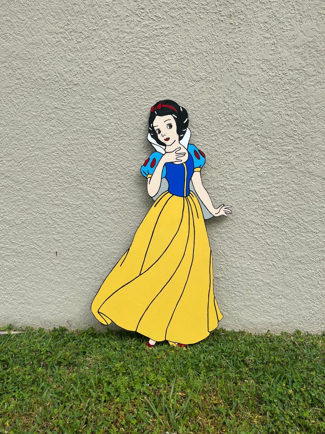 Snow White/yard Art/yard Decor/yard Art/wooden Yard Art/snow White Yard ...