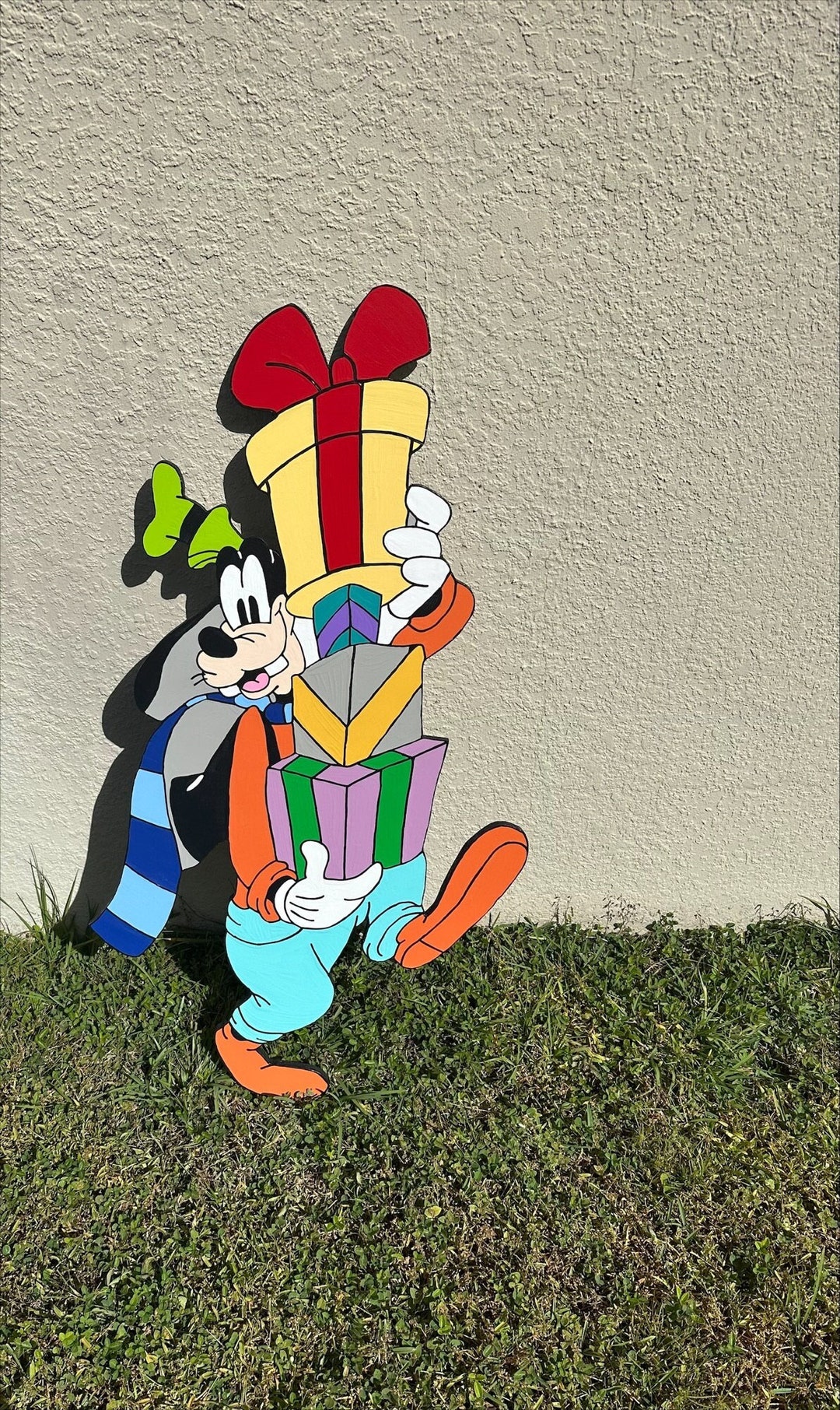 Christmas Goofy Yard Sign/yard Art/yard Decor/christmas Yard Art/wooden ...