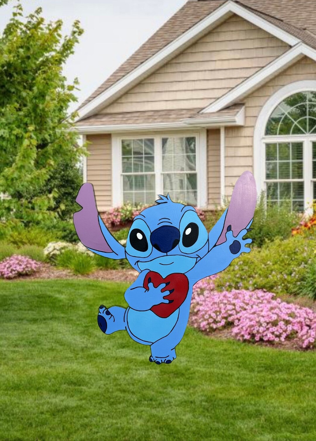 Valentine’s Day Stitch Yard Sign/yard Art/yard Decor/valentine's Day ...