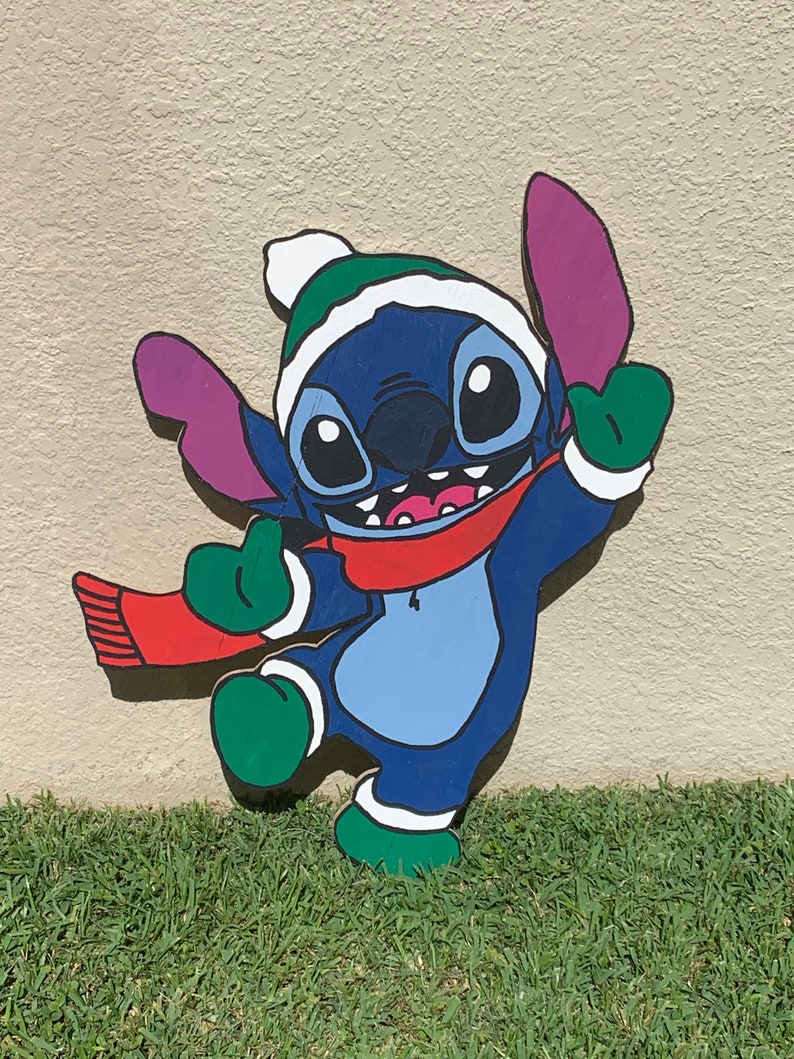 Winter Stitch Yard Sign/yard Art/yard Decor/christmas Yard | Etsy