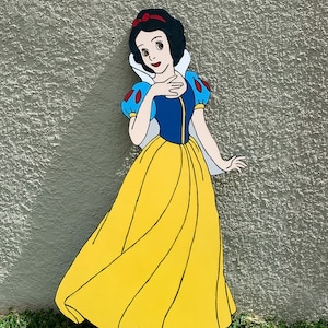 Snow White and the Seven Dwarfs Yard Signs/yard Art/yard Decor/yard Art ...