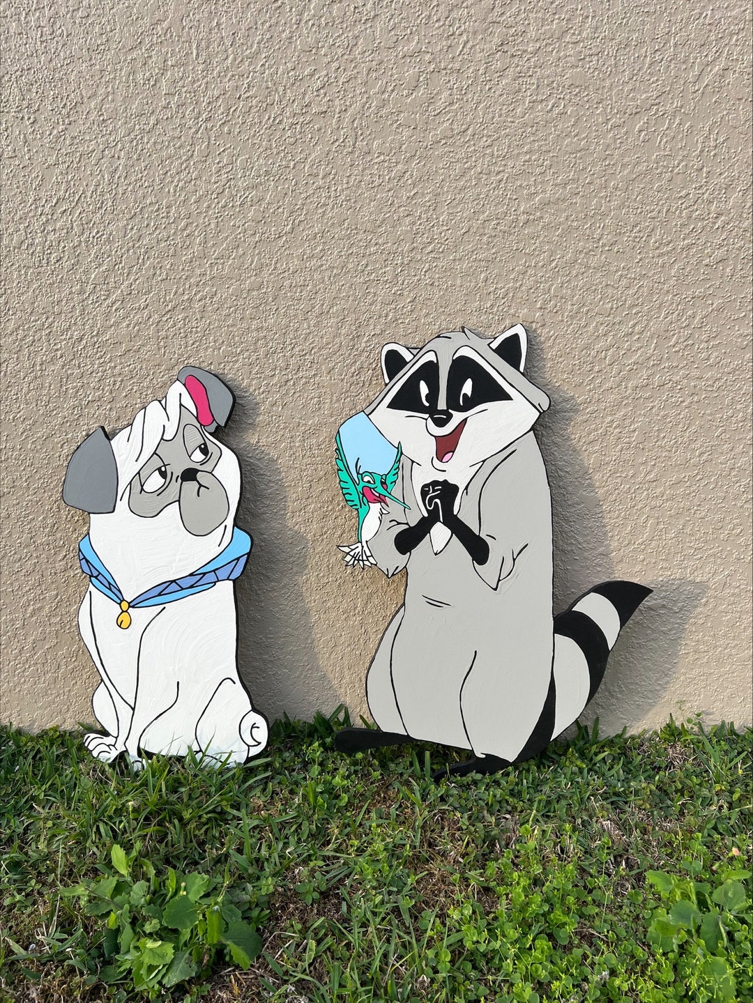 Percy, Meeko and Flit Yard Signs/yard Art/yard Decor/pocahontas Yard ...