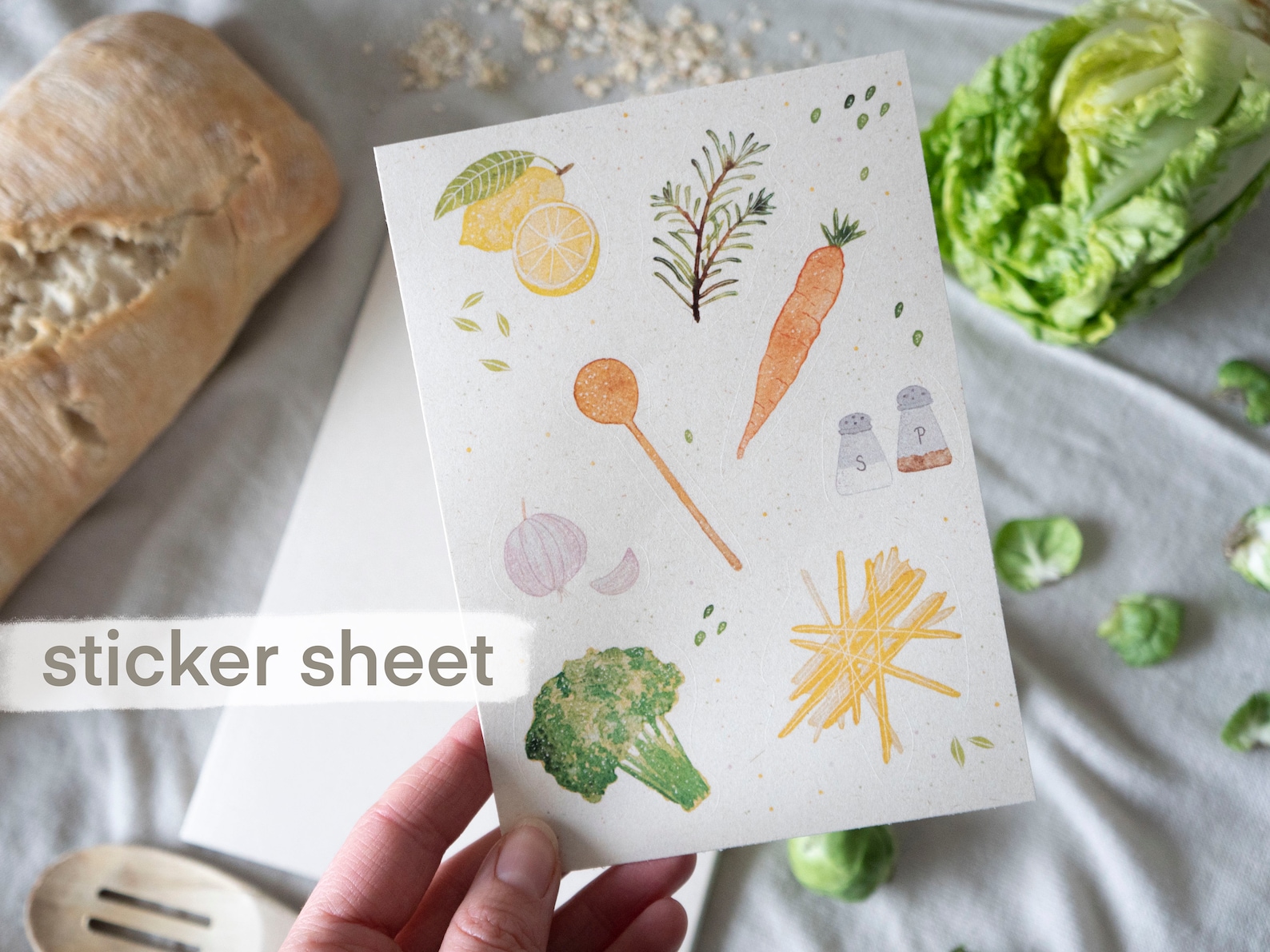 Recipe Book Sustainable Cookbook Recycled Paper Cooking | Etsy