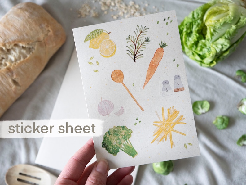 Recipe Book Sustainable Cookbook Recycled Paper Cooking | Etsy