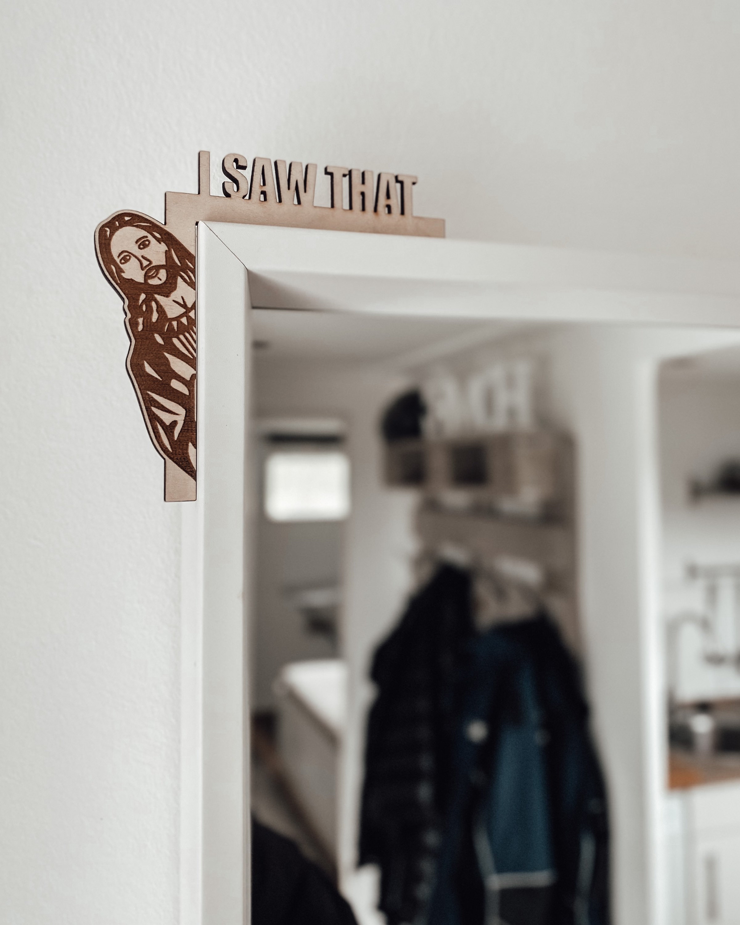 Jesus I SAW THAT Meme Funny Door Sign for the Door Frame - Etsy