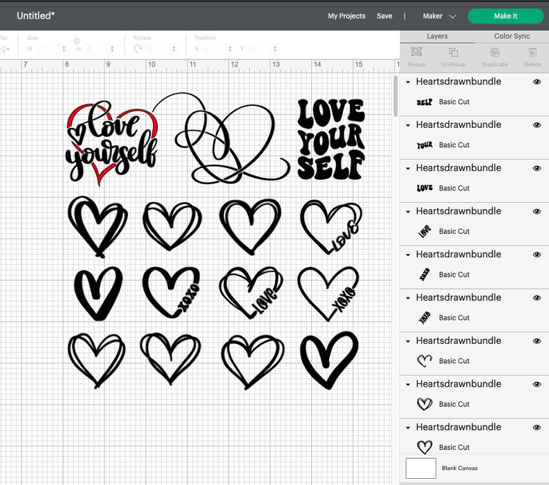 Heart Svg Bundle Hand Drawn Heart Svg Open Heart Svg Doodle - Etsy