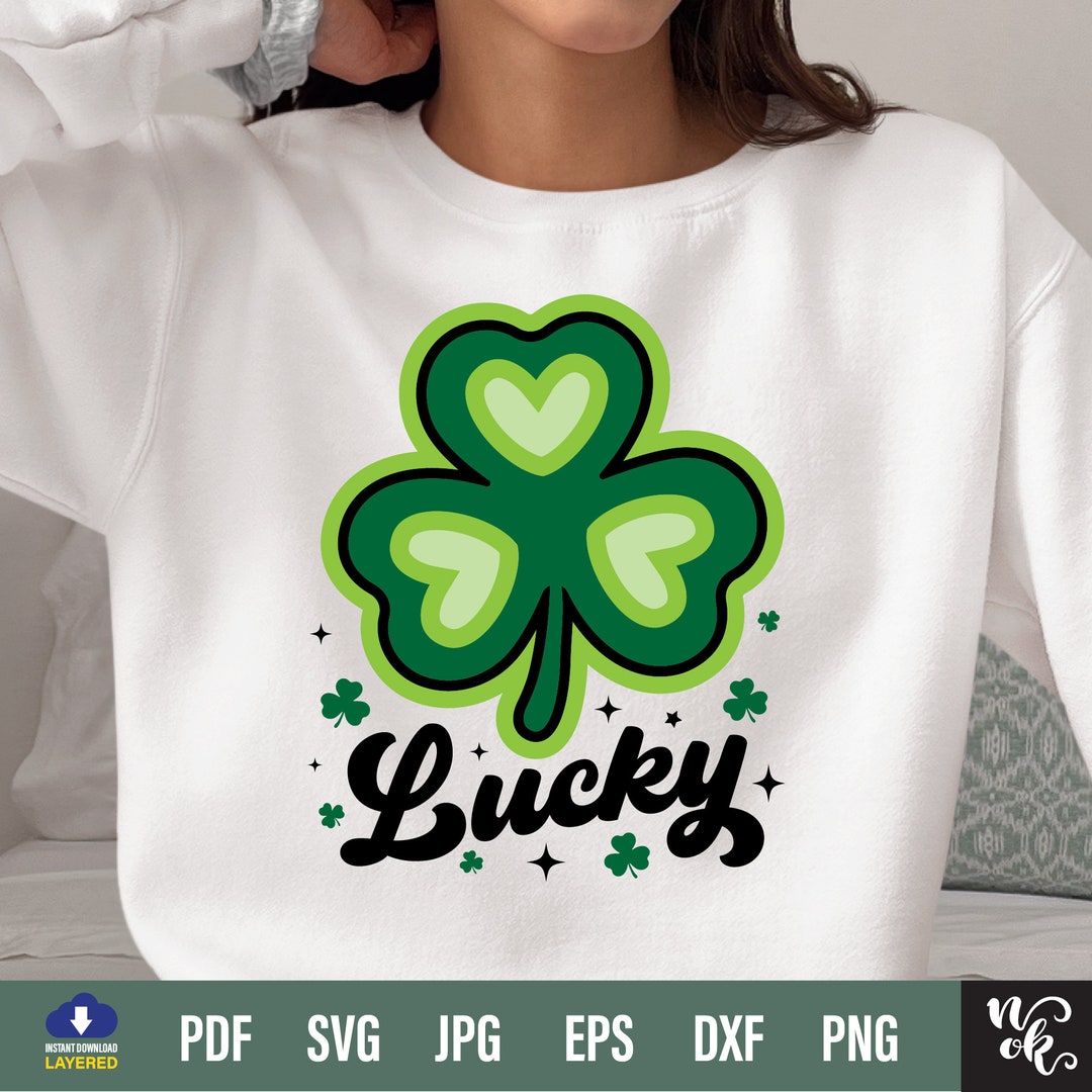 Lucky Svg, Lucky Png, Lucky Charms Svg, St Patricks Day Shamrock Lucky ...