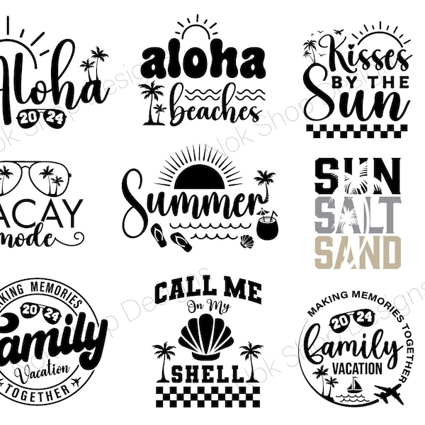 Vacation Svg - Etsy