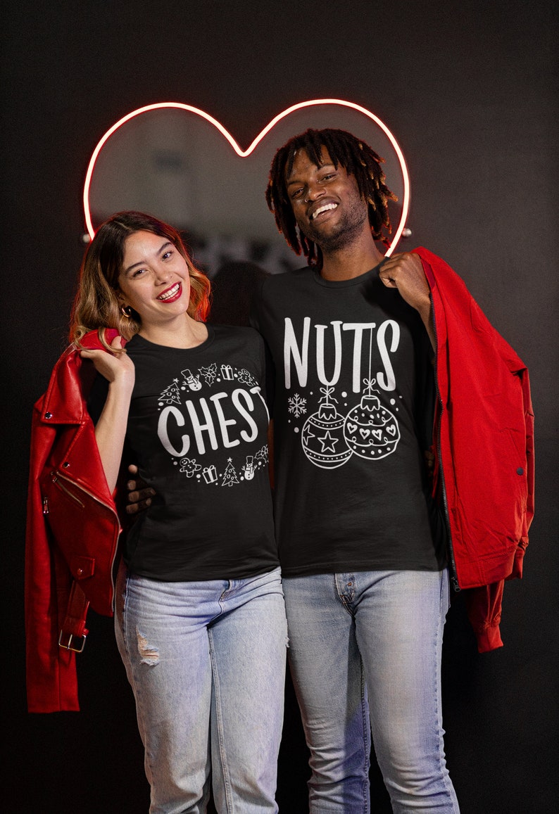 Chest Nuts SVG Funny Christmas Couple Shirt SVG Sarcastic - Etsy