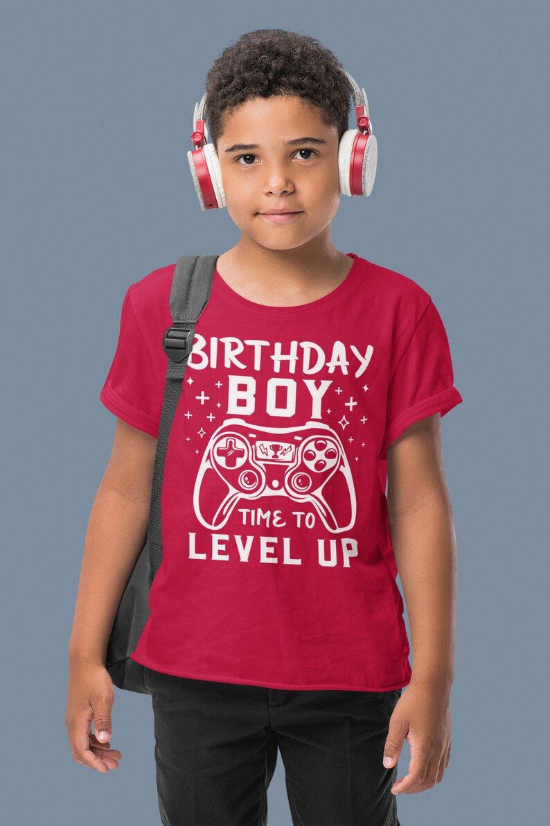 Birthday Boy Time to Level up Svg for Gamer Birthday Video - Etsy