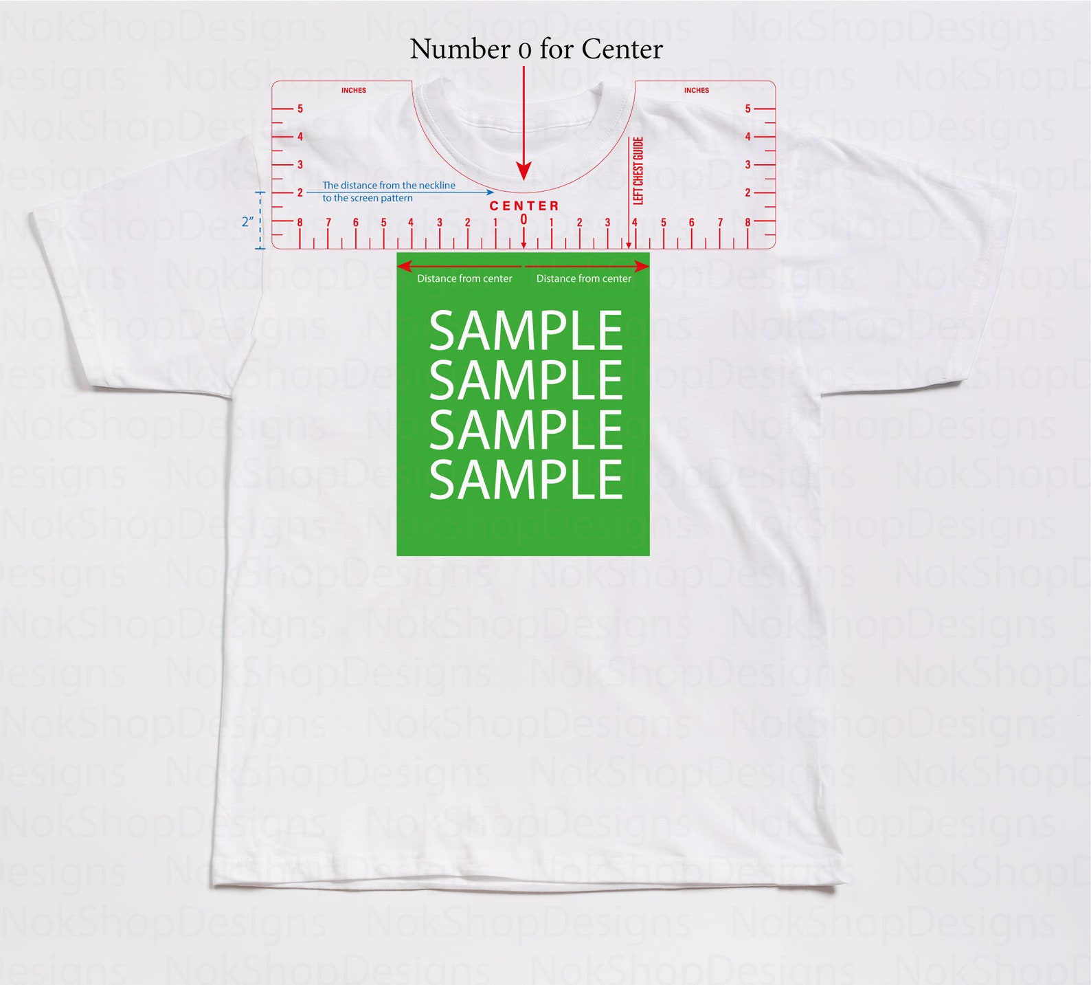 T-shirt Graphic Alignment Guide Tshirt Alignment Tool SVG for - Etsy