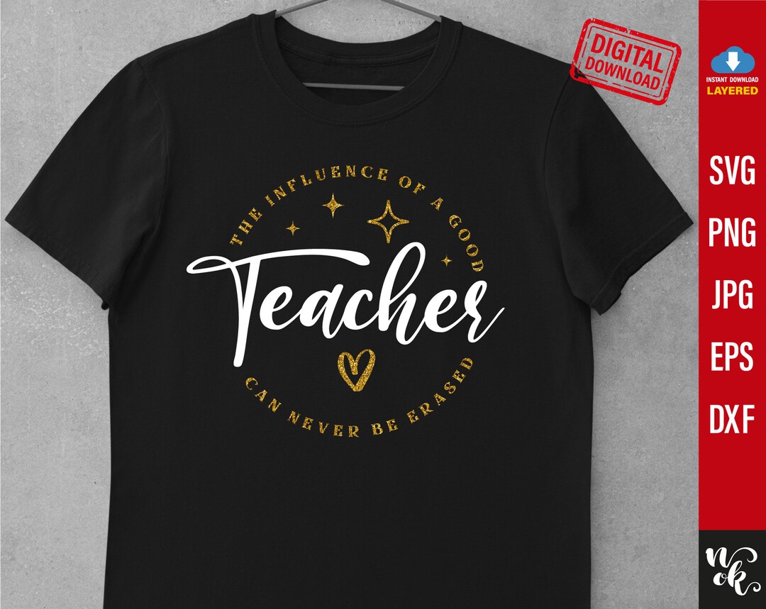 Teacher Svg, One Loved Teacher SVG, Best Teacher Svg, Teacher ...