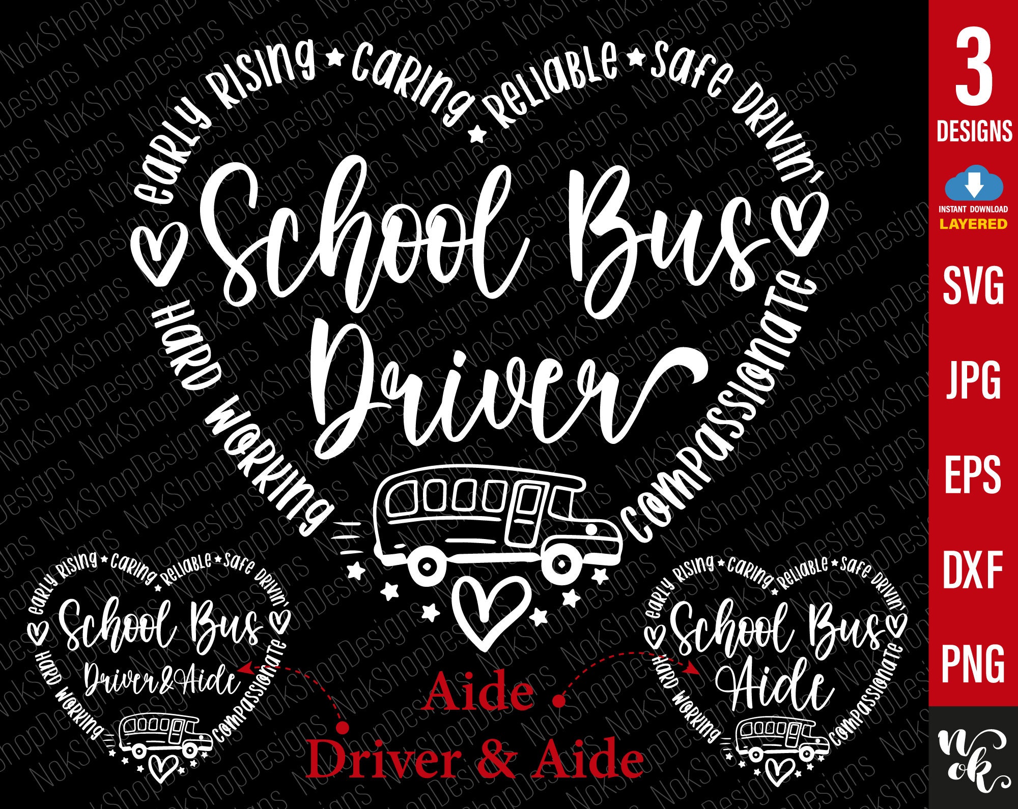 School Bus Driver SVG Cut Files for Cricut Silhouette School - Etsy Canada
