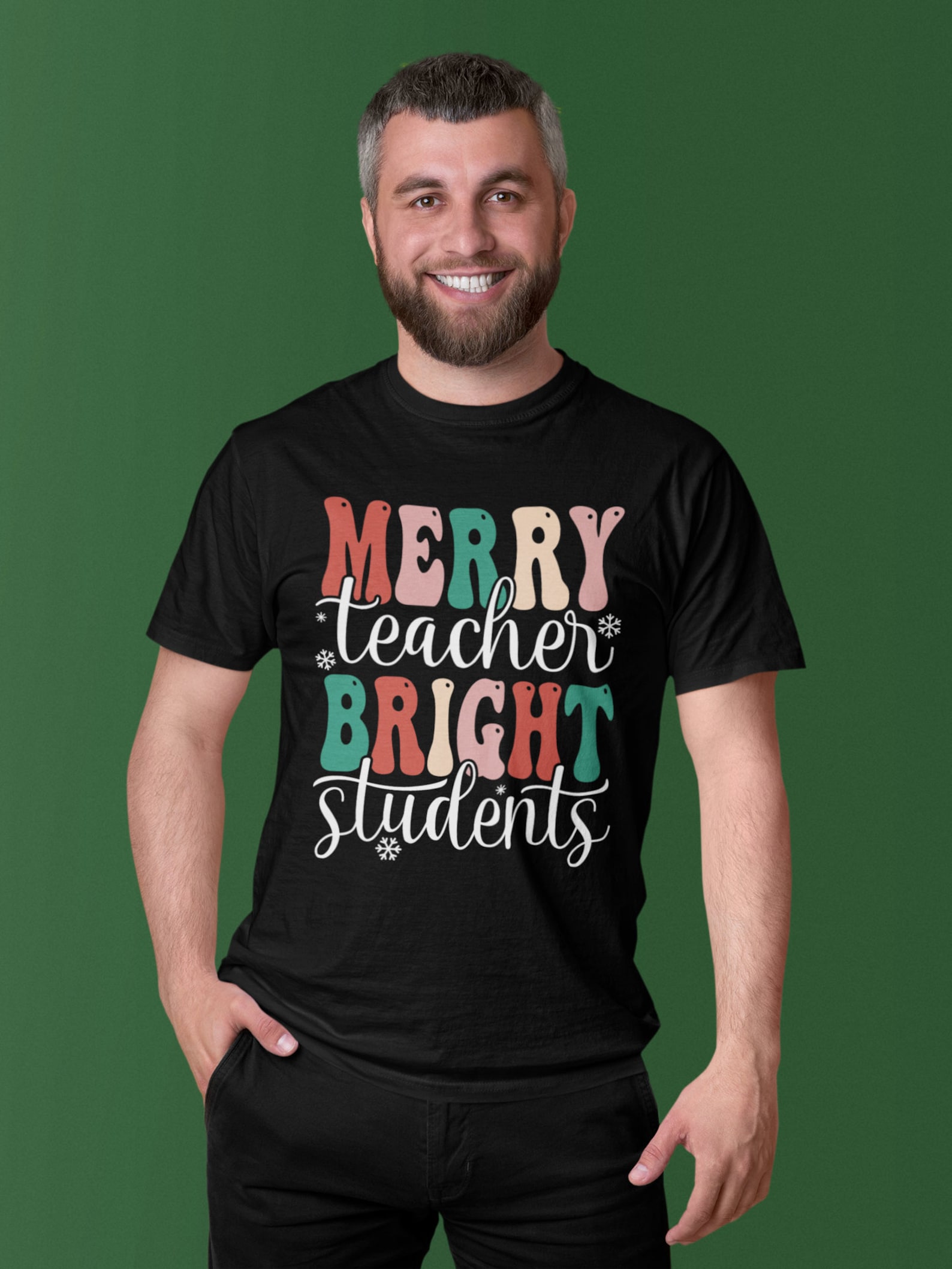 Merry Teacher Bright Students Svg Christmas Teacher Svg - Etsy
